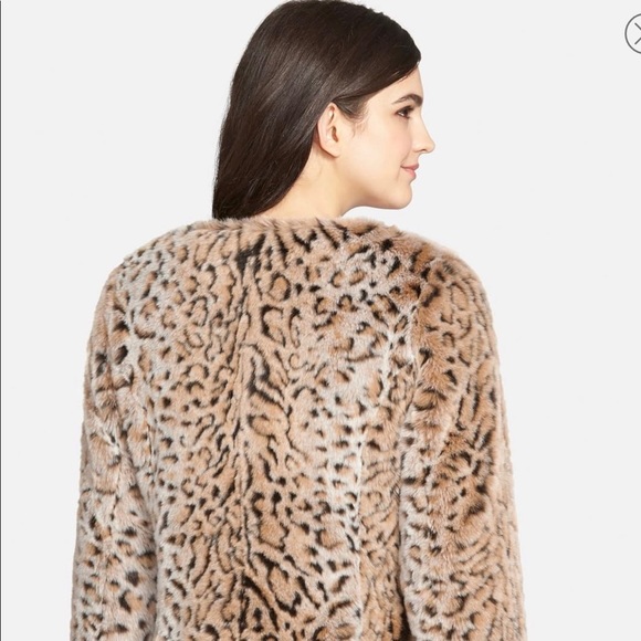 Steve Madden | Jackets & Coats | Starve Madden Faux Fur Leopard Print Coat | Poshmark